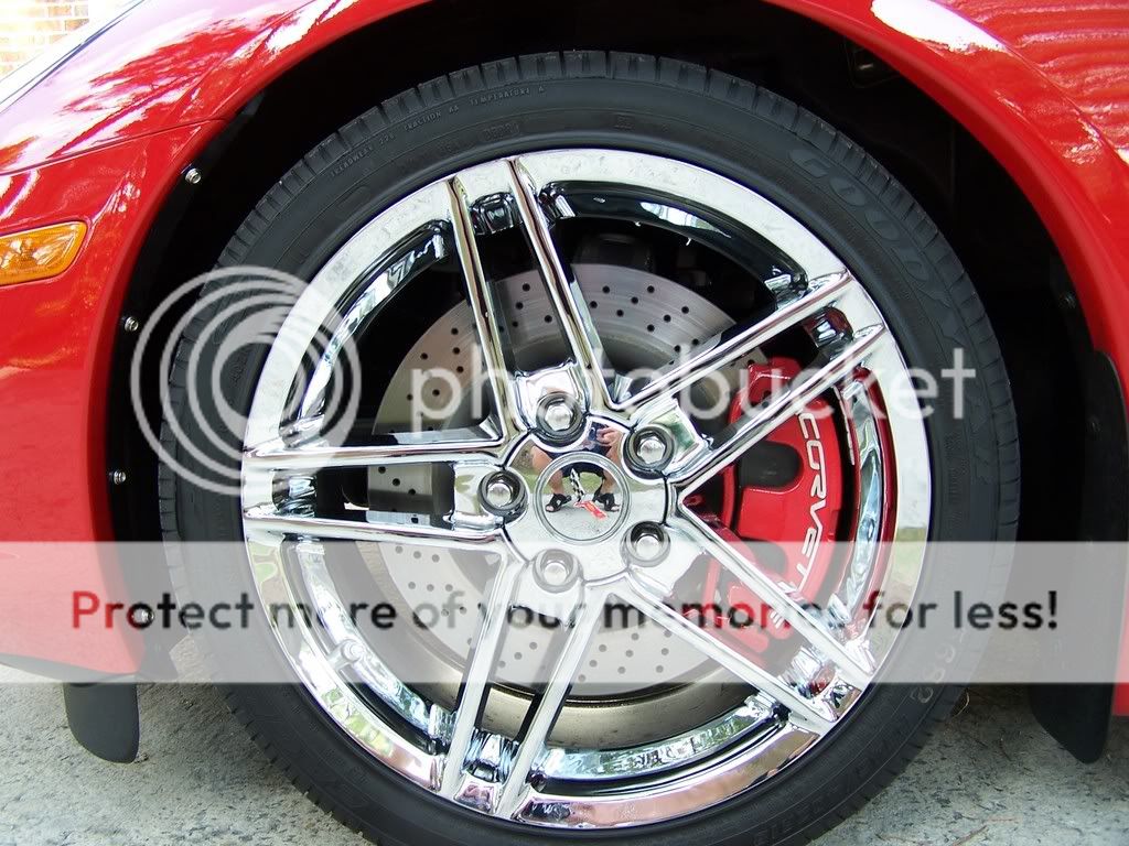 Pics of Red Calipers with Chrome wheels? - CorvetteForum - Chevrolet ...