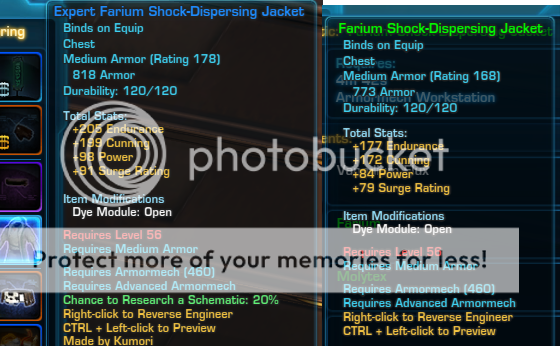 [Bug] New Synthweaver / Armormech schematics skip RE tier - Bug Reports ...