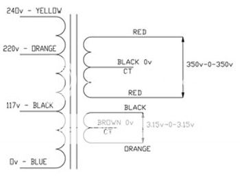 50w Power Transformer for JCM800/1987 - MOD004