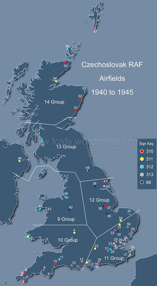 Airfields of the Czechoslovak RAF Squadrons – Free Czechoslovak Air ...